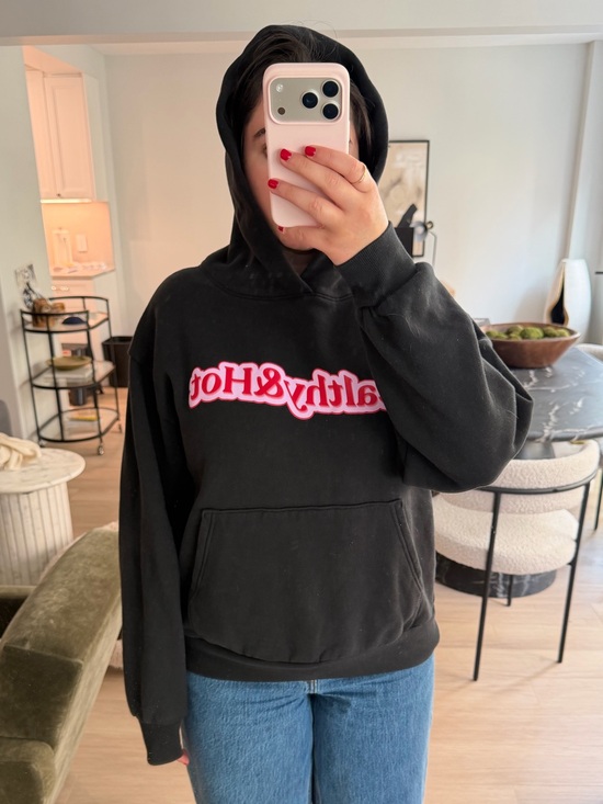 Lemme | Tops | Lemme Black Healthy And Hot Hoodie | Poshmark